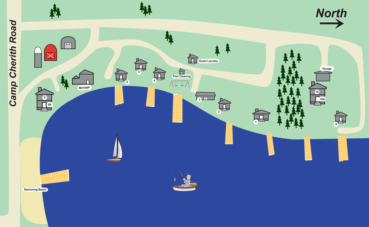 Map | Five Lakes Resort | Minnesota